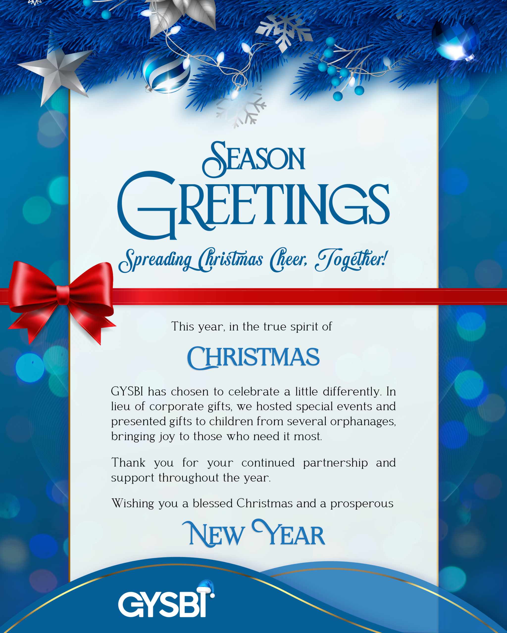 GYSBI’s Christmas Card – GYSBI